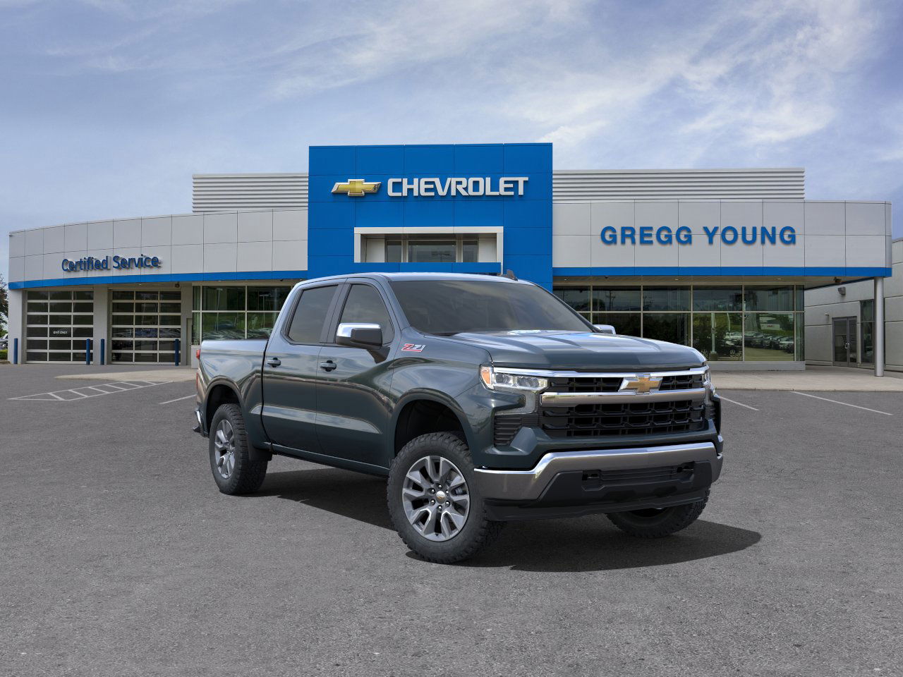 New 2025 Chevrolet Silverado 1500 LT Crew Cab Cypress Gray for Sale in ...