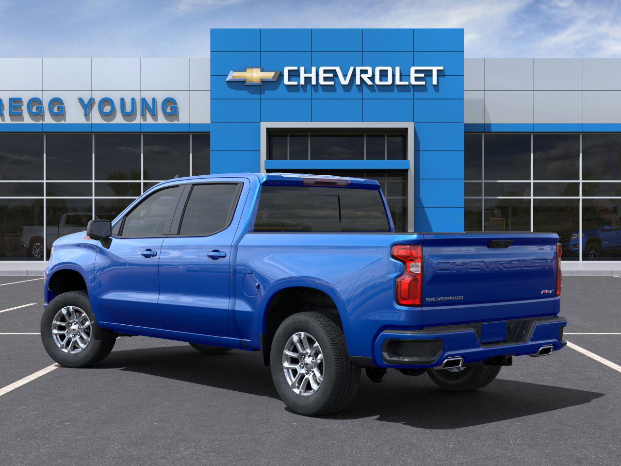 New 2025 Chevrolet Silverado 1500 RST Crew Cab Riptide Blue Metallic ...