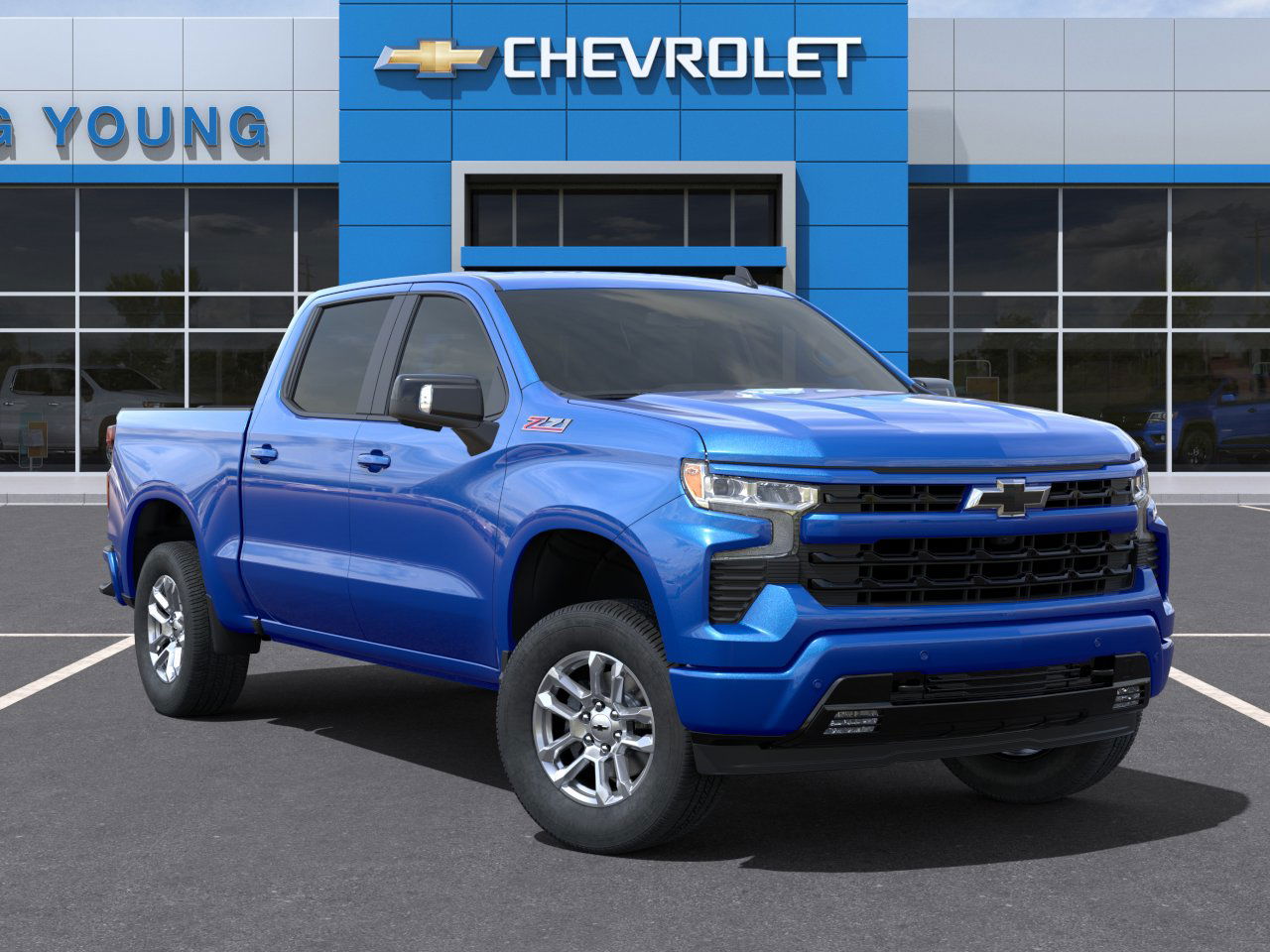 New 2025 Chevrolet Silverado 1500 RST Crew Cab Riptide Blue Metallic ...