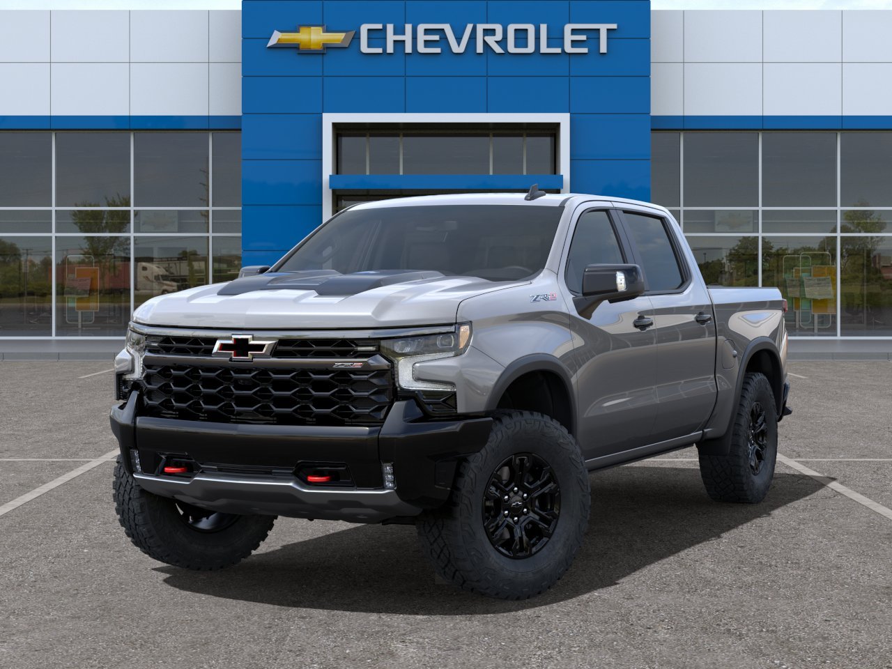 New 2024 Chevrolet Silverado 1500 ZR2 Crew Cab Sterling Gray Metallic ...