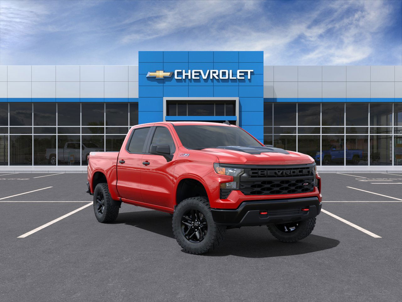 New 2025 Chevrolet Silverado 1500 Custom Trail Boss Crew Cab in Mckinney # | El Dorado Motors, Inc.
