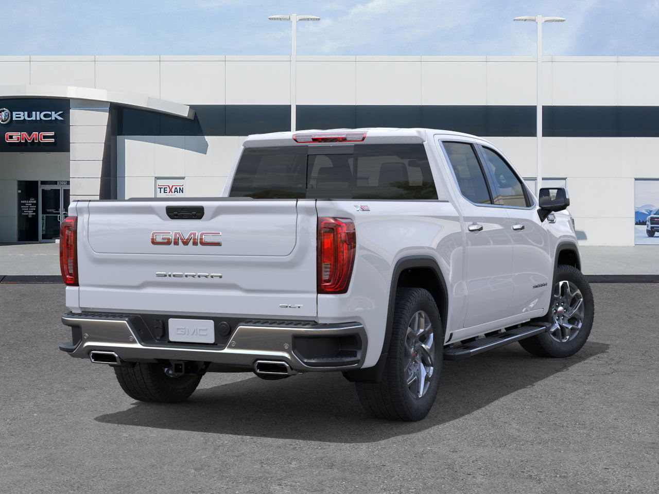 New 2026 GMC Sierra 1500 SLT Crew Cab in Humble # | Texan GMC Buick