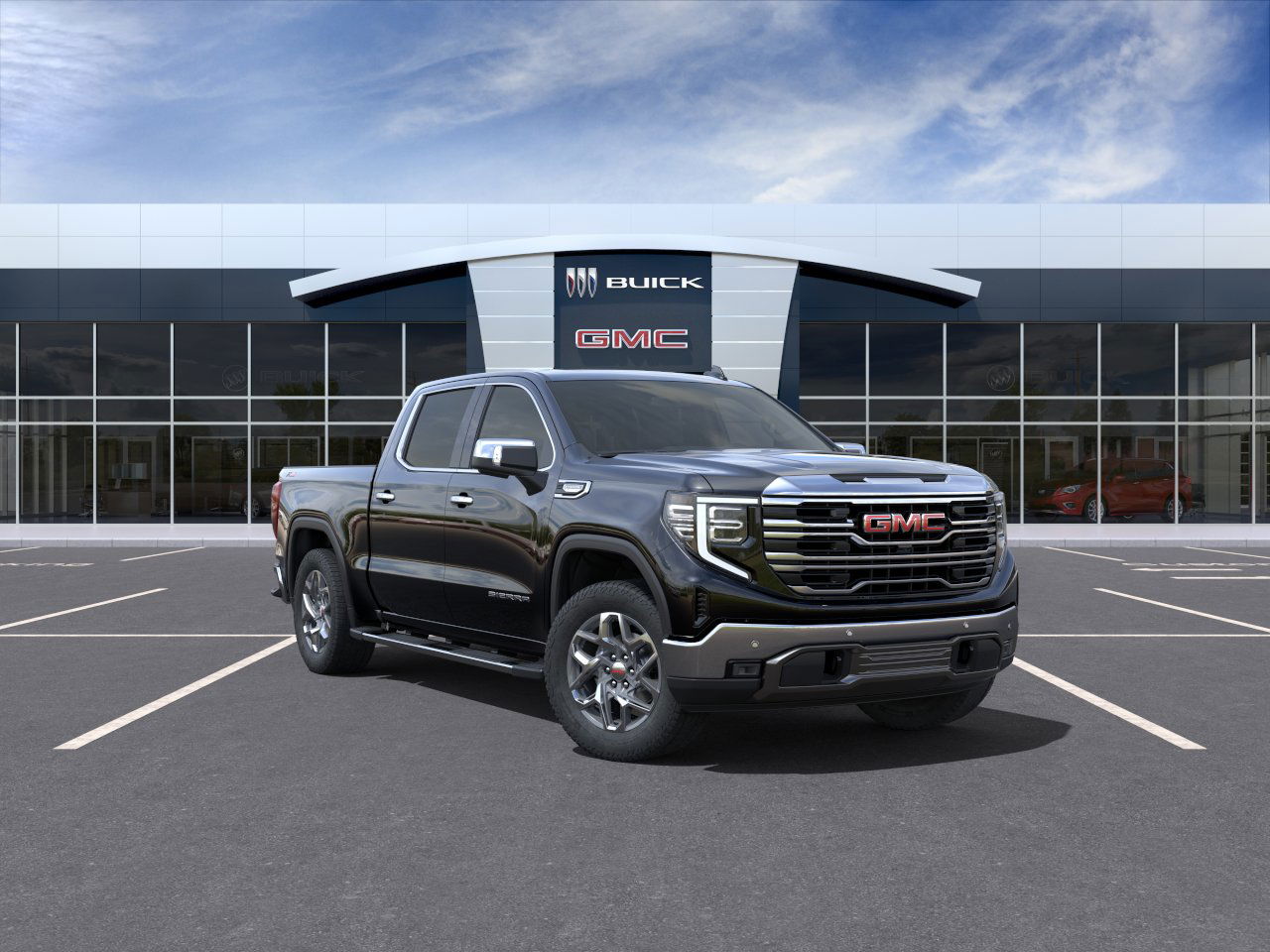 New 2025 GMC Sierra 1500 SLT Crew Cab in San Antonio # | Cavender Buick GMC West